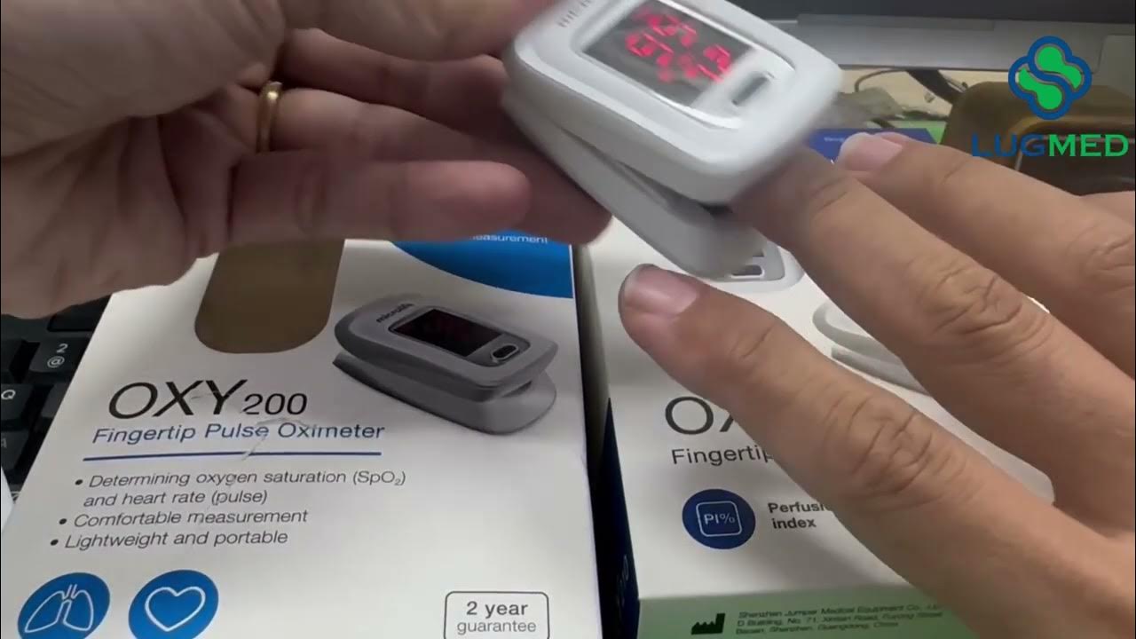 MÁY SPO2 MÀN HÌNH LED VÀ MÀN HÌNH LCD HÃNG MICROLIFE THỤY SĨ - YouTube