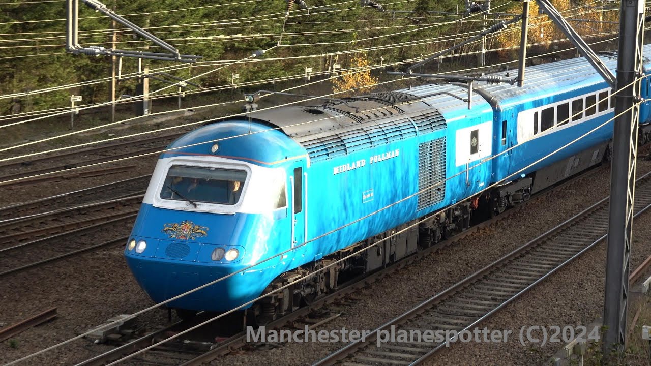 Blue Pullman HST 43049+43059 On 5Z47 Passing @Heaton Norris Junction In ...