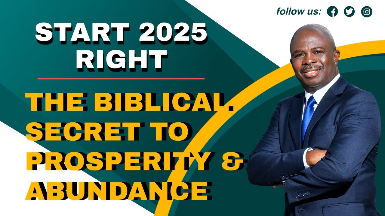 Start 2025 Right: The Biblical Secret to Prosperity & Abundance - YouTube
