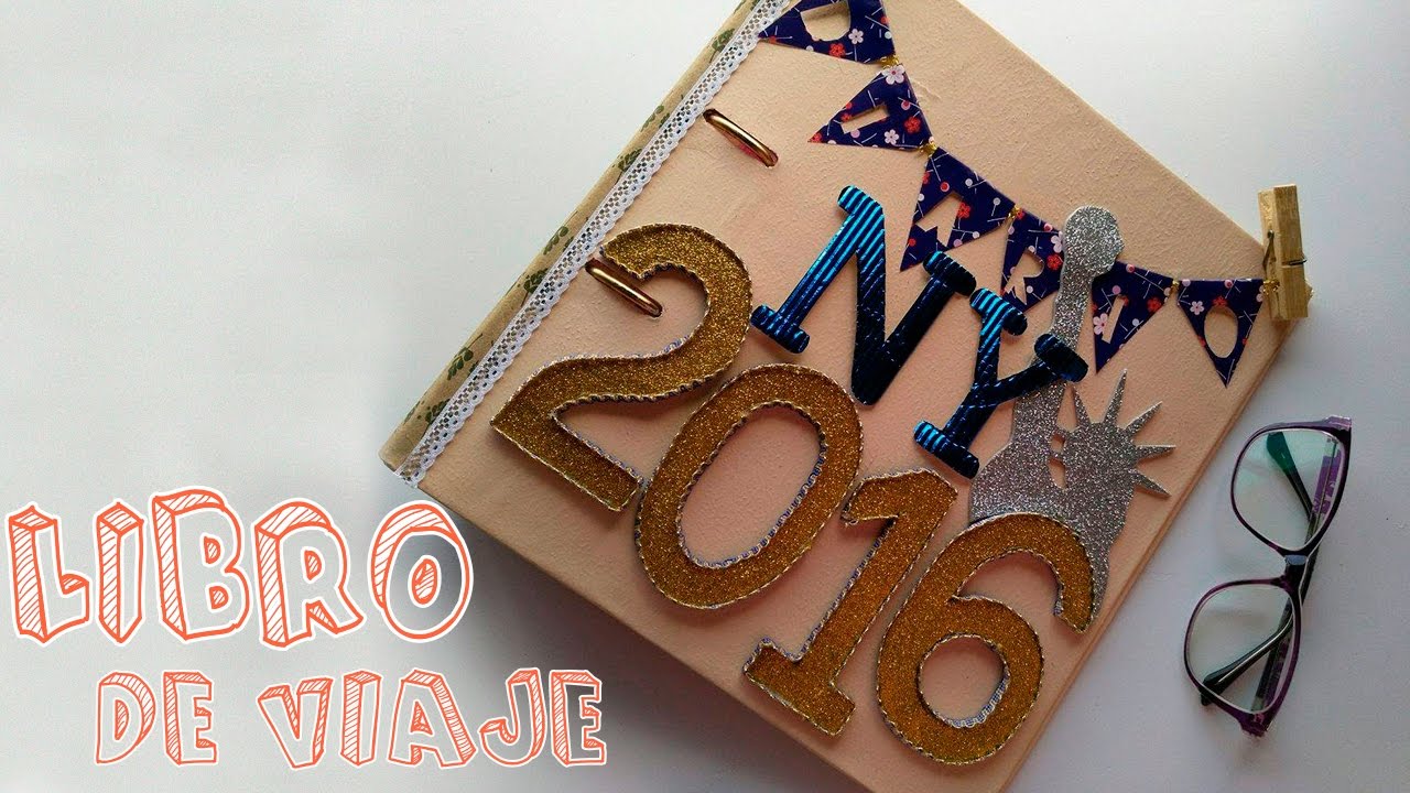 Ideas para decorar portada de Scrapbook│Candy Bu - YouTube