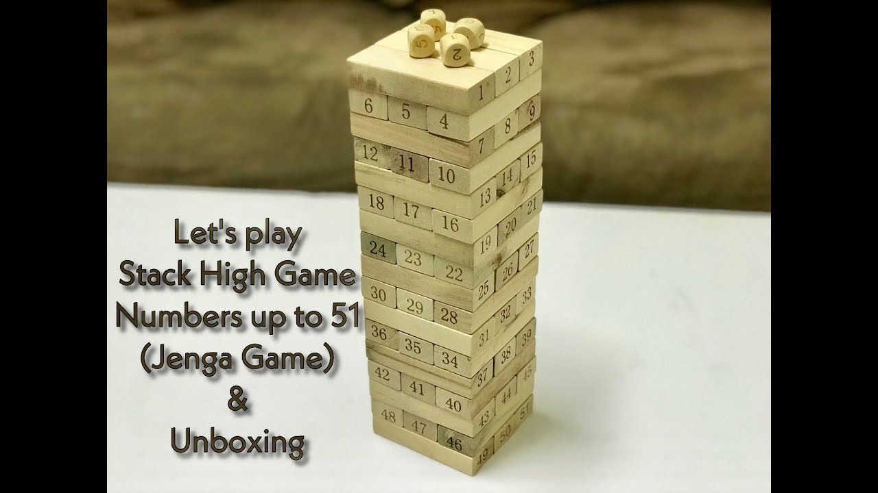 Let’s Play Stack High Game (Jenga) - YouTube