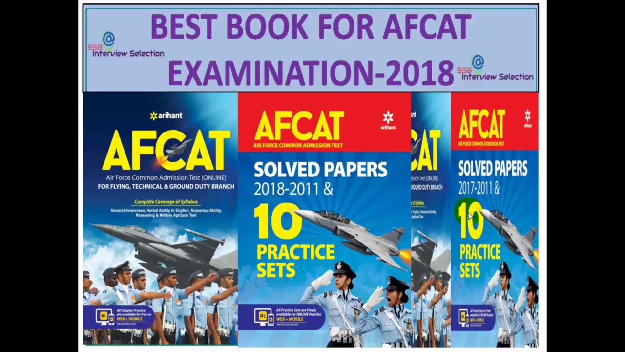 BEST BOOK FOR AFCAT EXAMINATION 2018 # SSB INTERVIEW SELECTION - YouTube