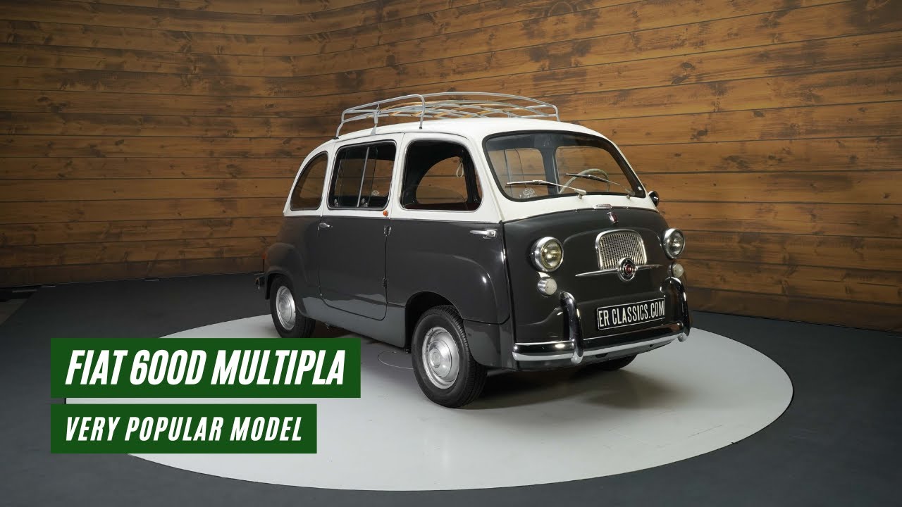 Fiat 600D Multipla | Good condition | 1964 -VIDEO- www.ERclassics.com ...