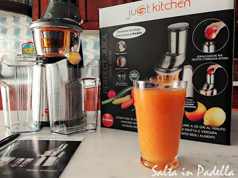 Tutorial 859 PERFECT JUICE slow juicer Macom - YouTube