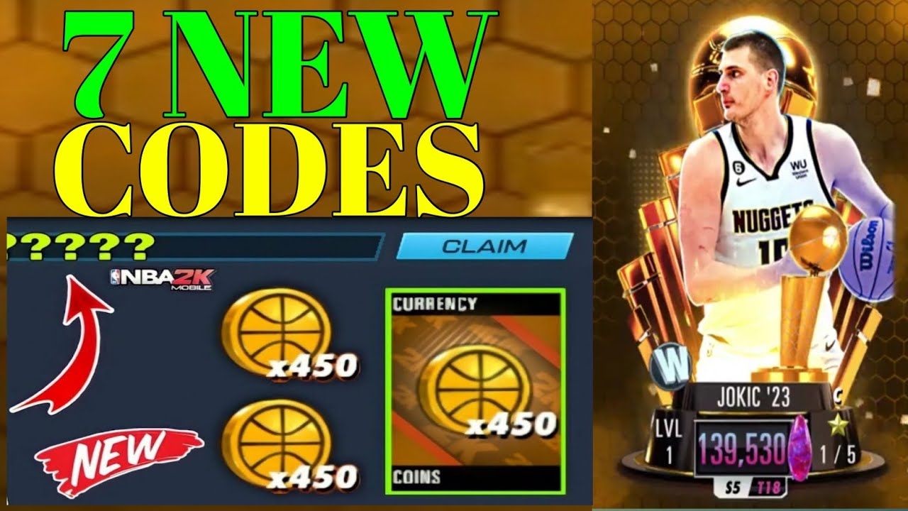 LAST CHANCE ⭐ NBA 2K MOBILE CODES 2023 - NBA 2K MOBILE REDEEM CODES ...