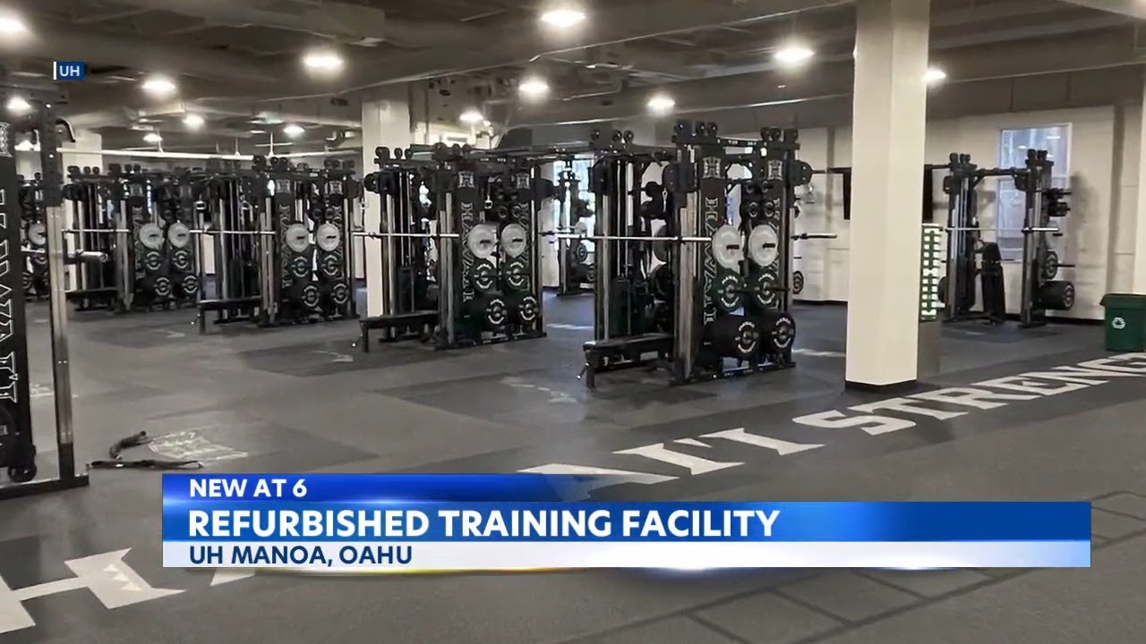 University of Hawaii Manoa unveils revamped training facility for ...