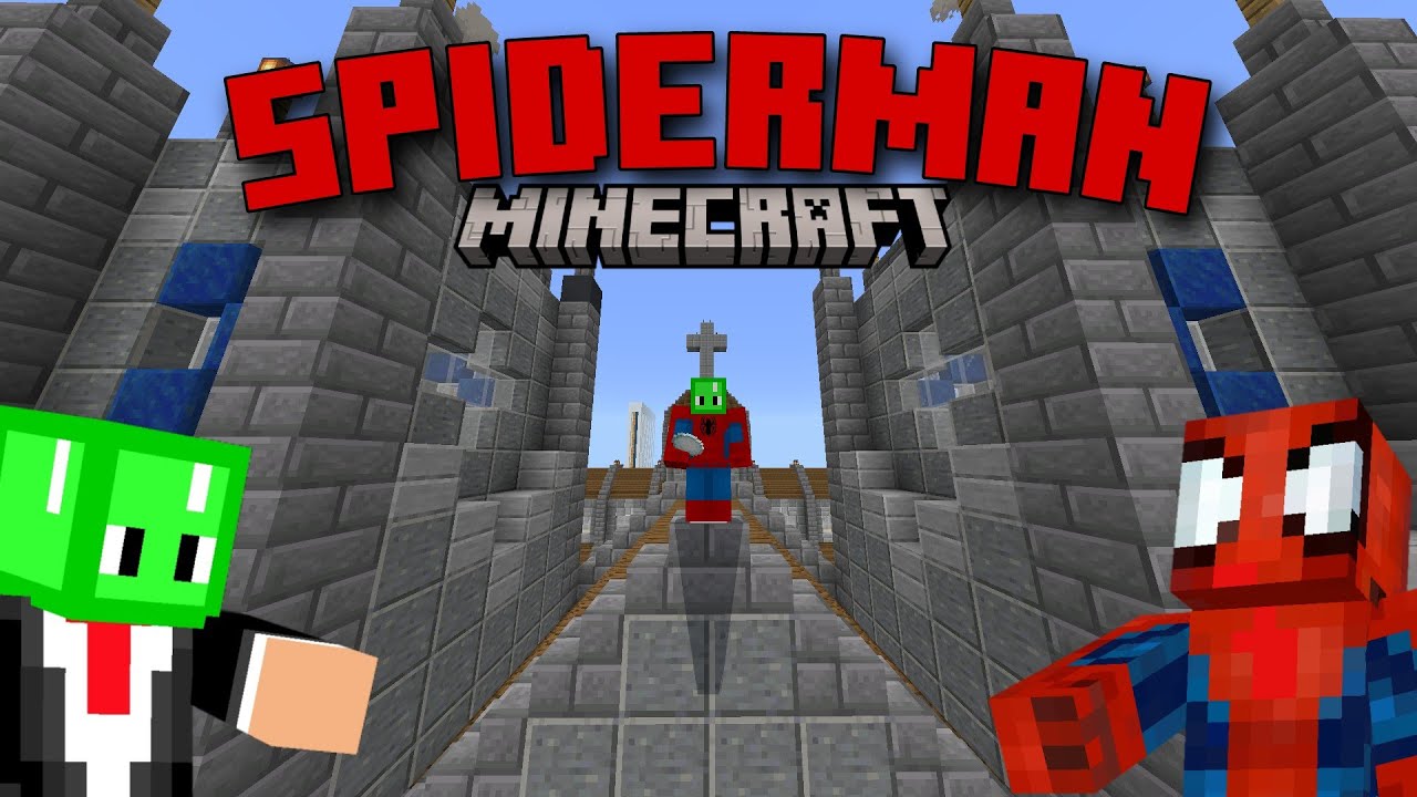SPIDERMAN Command Block Creation in Minecraft Bedrock!! 1.20+ (No Mod ...