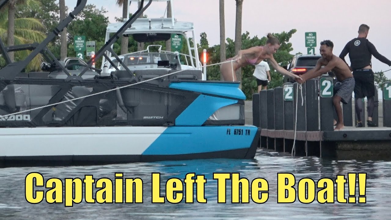Captain Has Left The Helm!! | Miami Boat Ramps | 79th Street | Wavy ...