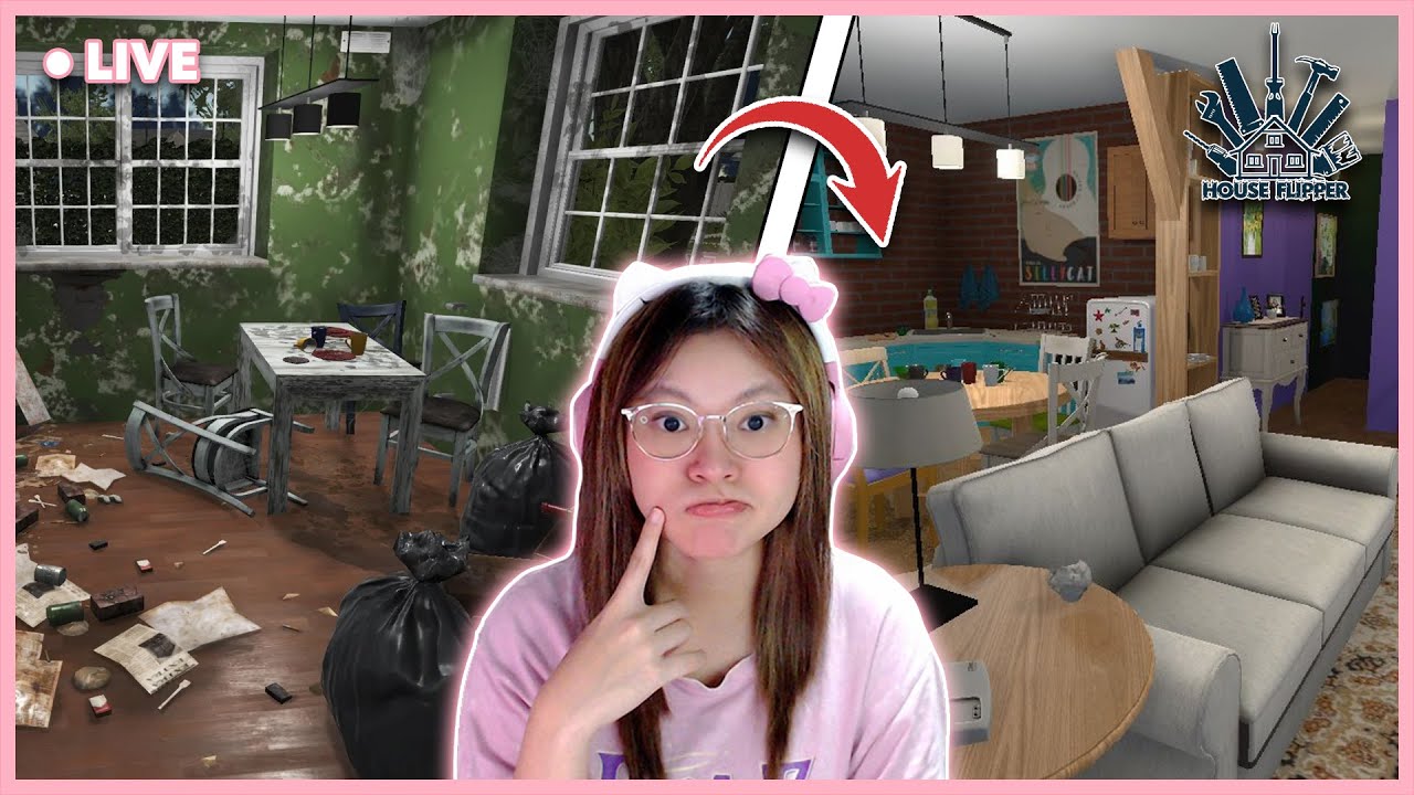 #1 HARI PERTAMA JADI KULI BANGUNAN ?!! [HOUSE FLIPPER INDONESIA] - YouTube