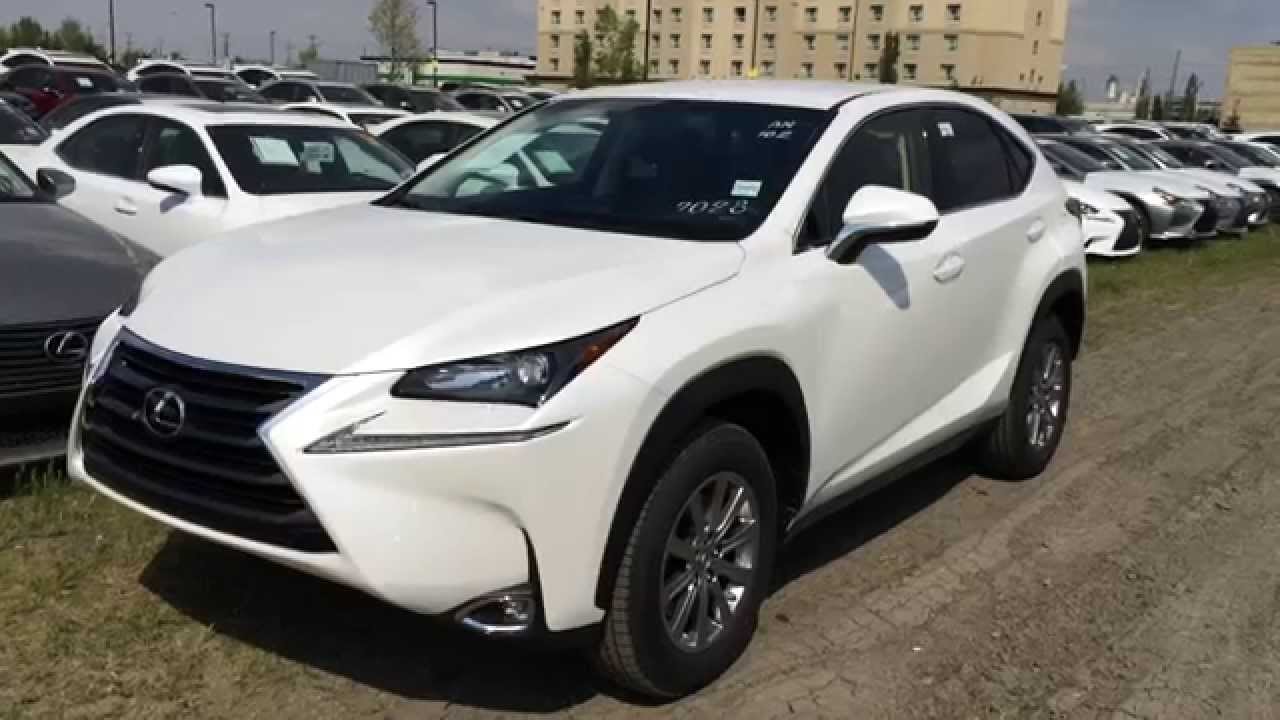 New White 2015 Lexus NX 200t AWD - Standard Equipment Package Review ...