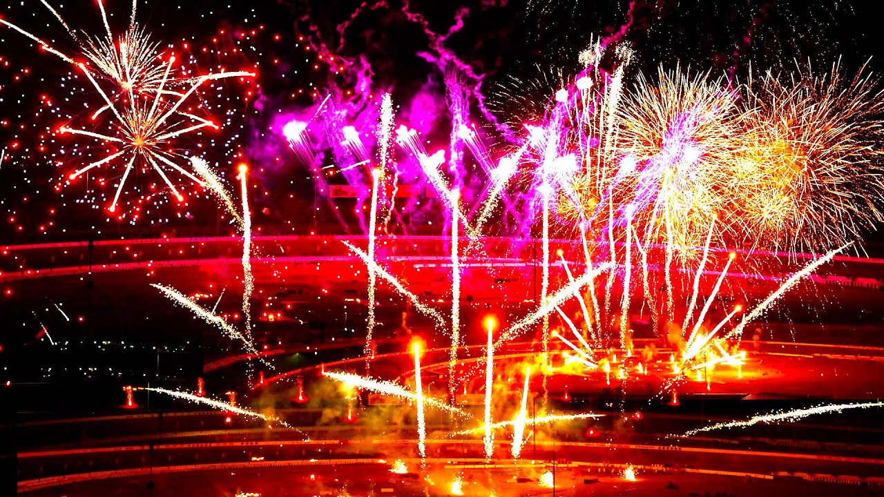 Matrix Fireworks Display - YouTube