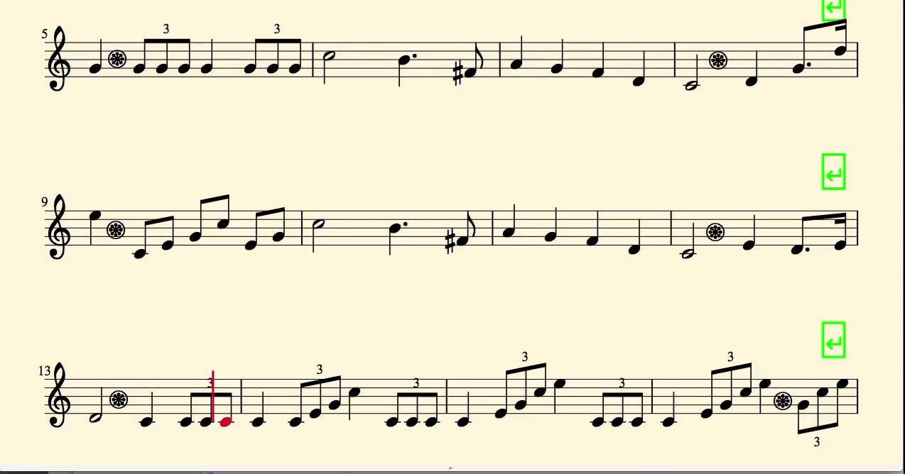 Mendelssohn Wedding March Easy Sheet Music for Recorder Violin and Oboe ...