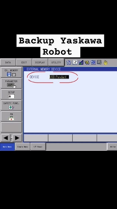 Yaskawa Robot Backup Procedure|| Part 2 || Kuka Fanuc Panasonic ABB Robot - YouTube