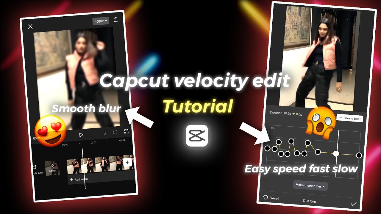 Capcut velocity edit simple tutorial | smoth velocity tutorial - YouTube