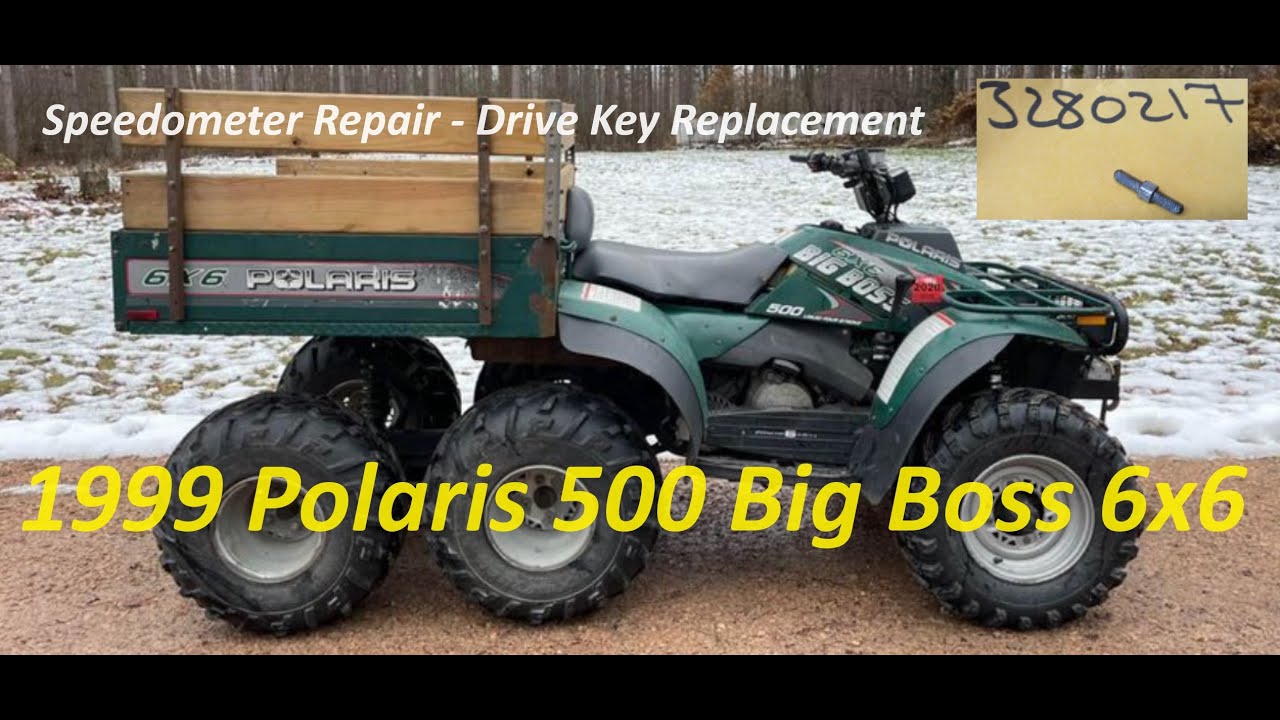 Speedometer Drive Key Installation fix repair - 1999 Polaris 500 Big ...