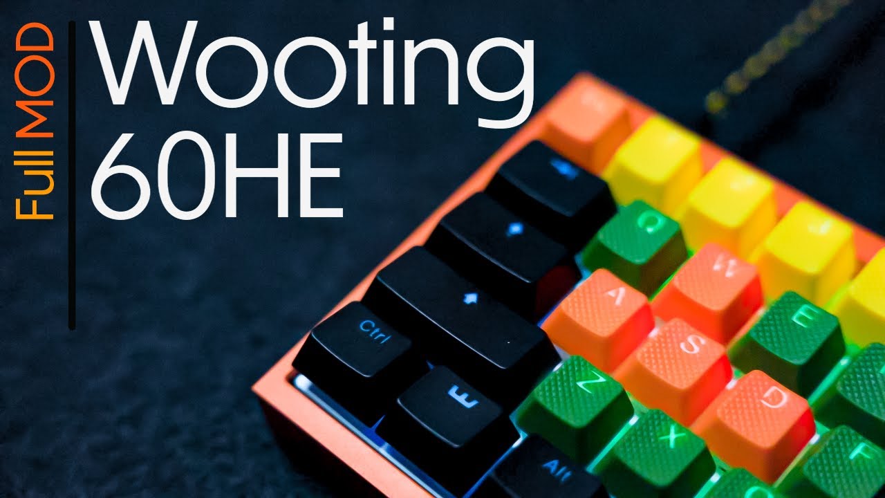 Wooting 60HE | Full MODDING Guide - YouTube