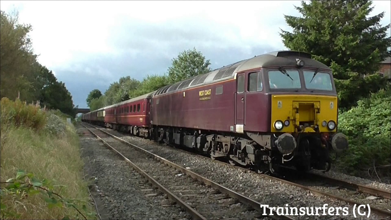 WC Class 57 No's 57313 TnT 57315 on 1Z74 'Jorvik & Scarborough Spa 2 ...