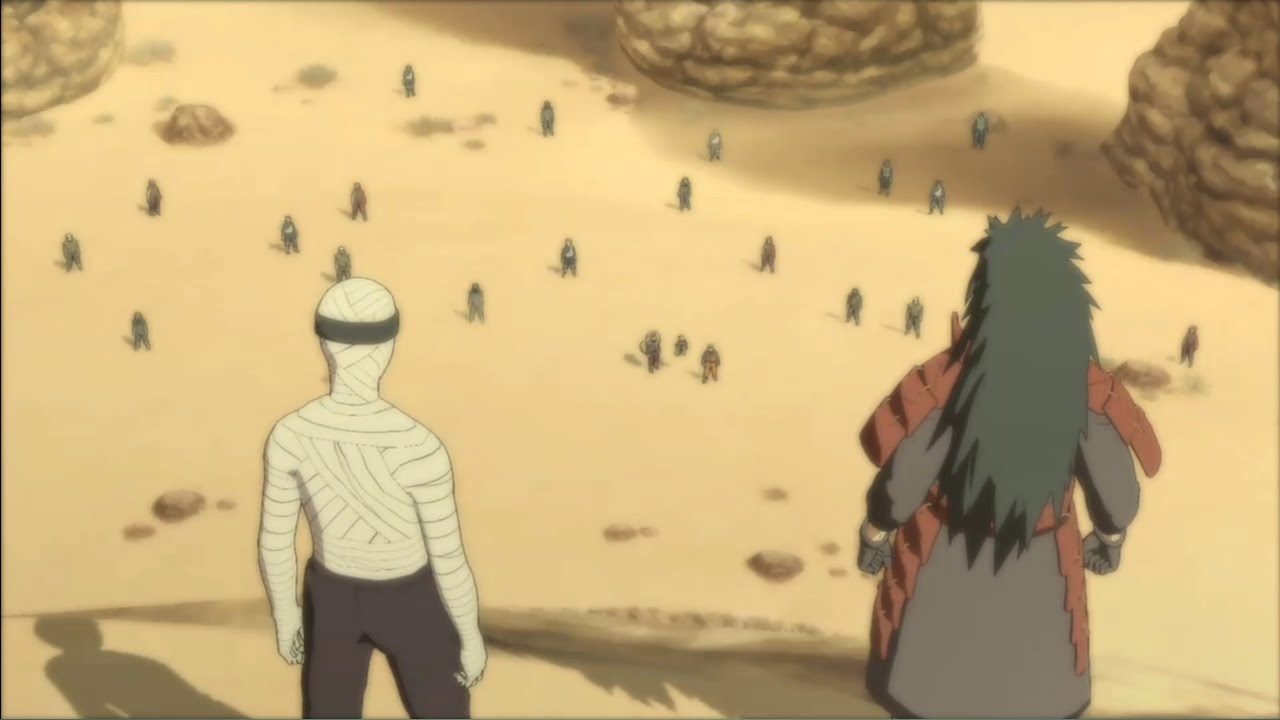 Ohnoki kaget saat munculnya uchiha madara bersama tsuchikage ...