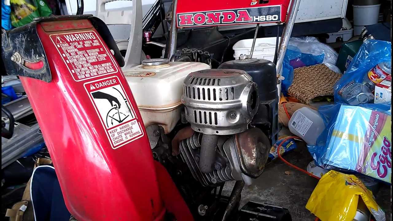 Cold Start: Honda HS-80 - YouTube