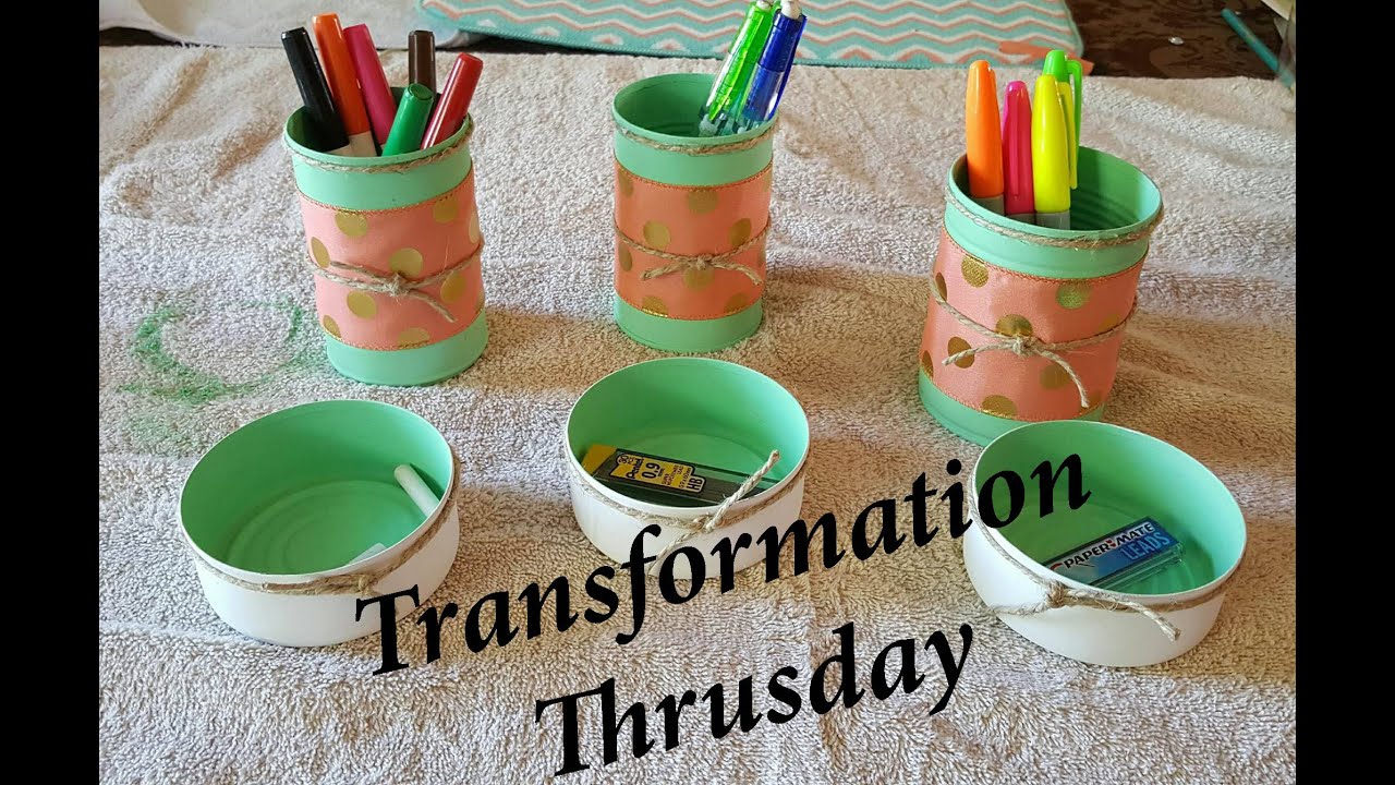 DIY | Repurpose Old Cans!!! - YouTube