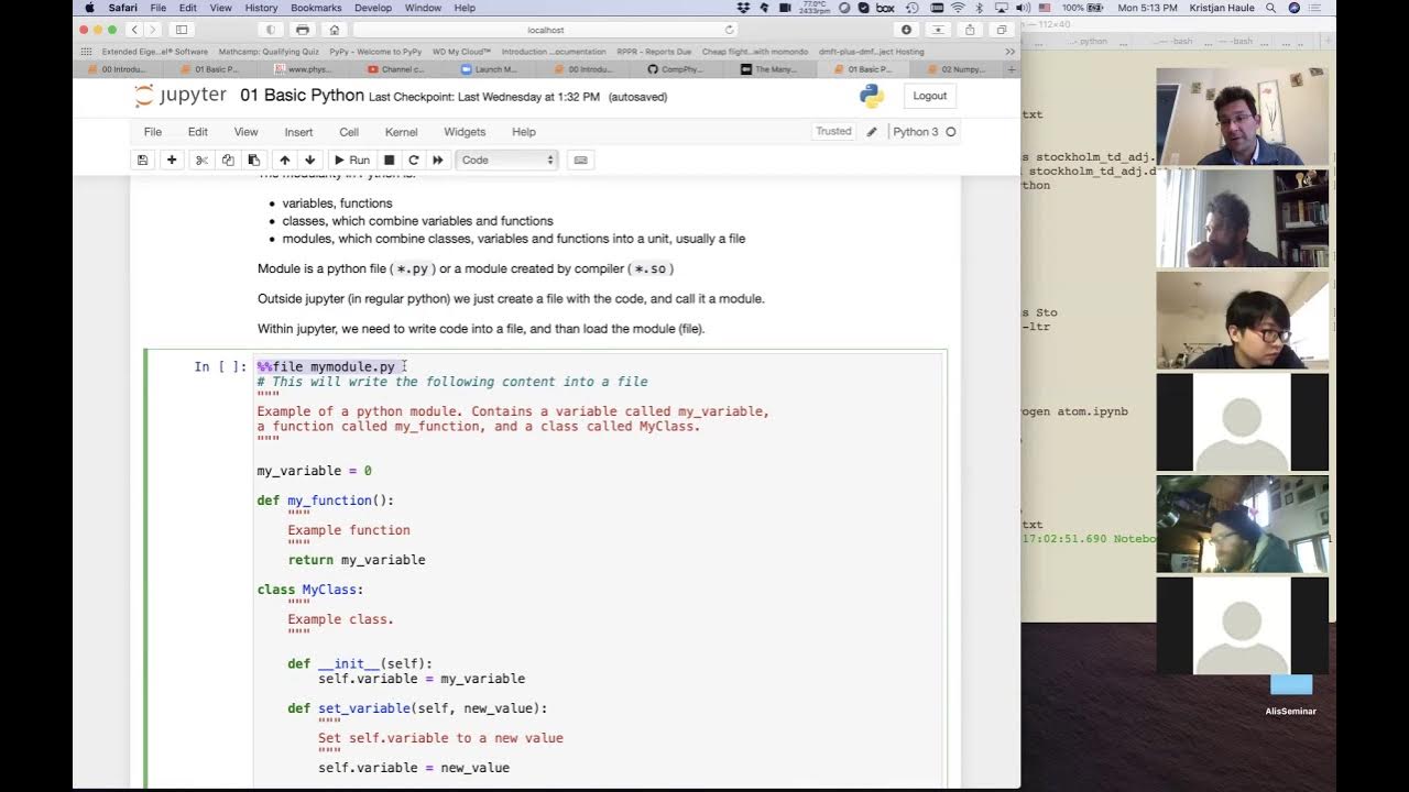 Computational Physics in Python, Rutgers University, 2021, lecture 9 - YouTube