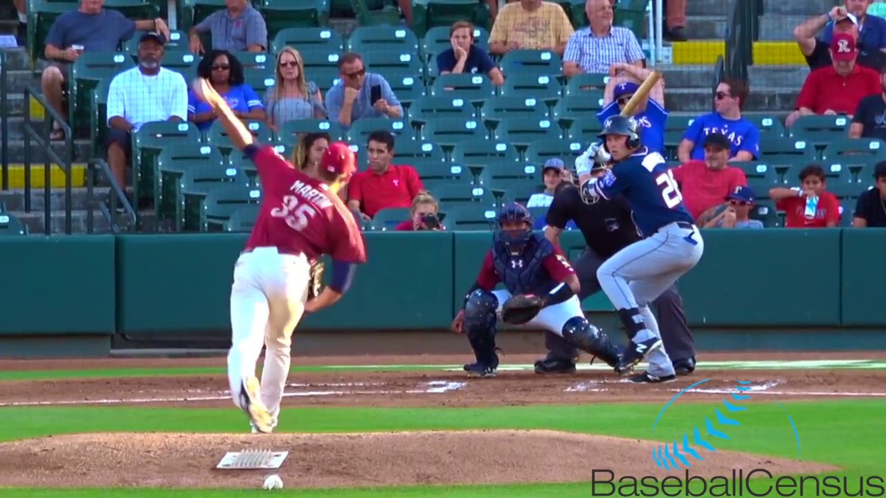 Brett Martin, LHP, Texas Rangers - YouTube