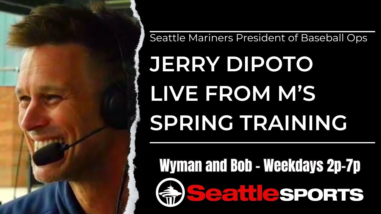 Seattle Mariners President of baseball operations Jerry Dipoto LIVE ...