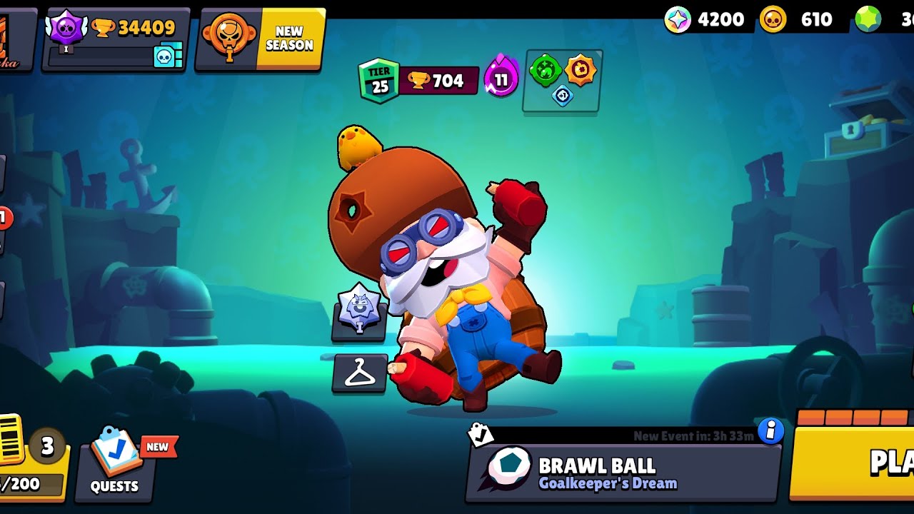 Playing 10 games with a random brawler! - YouTube