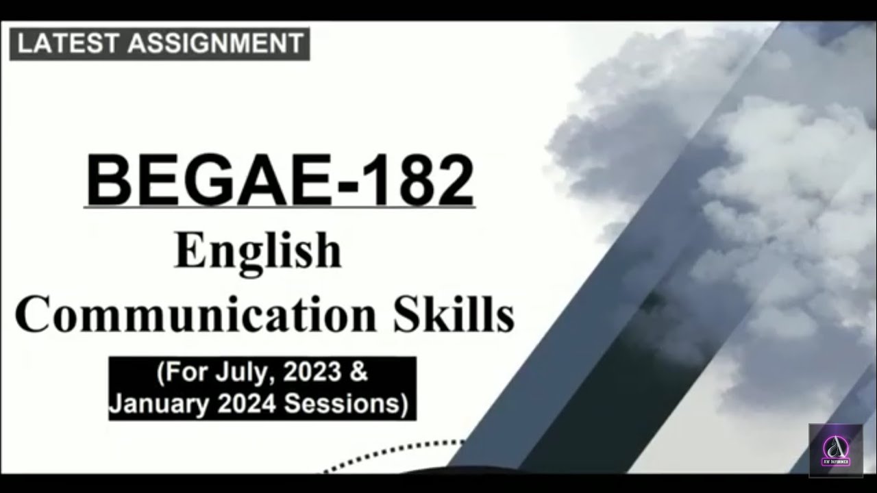 BEGAE 182 SOLVED ASSIGNMENT 23-24 | BEGAE 182 SOLVED ASSIGNMENT IN ...