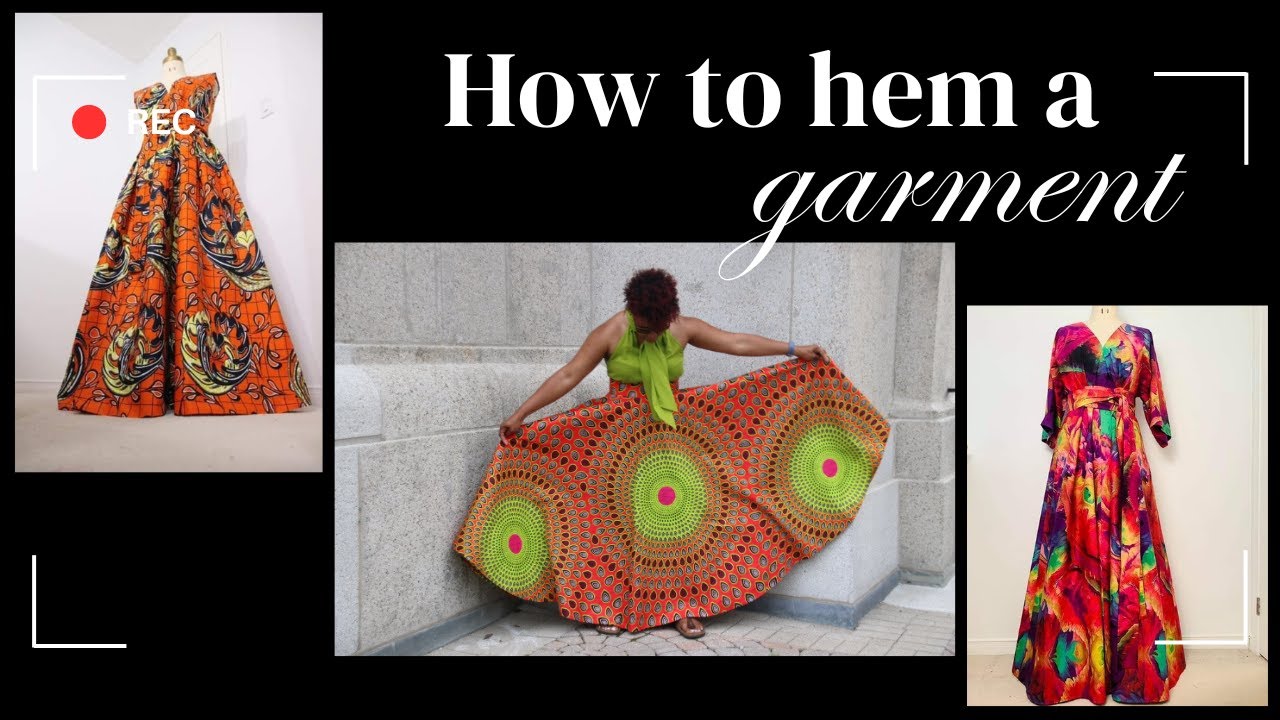 How to Hand Hem Garments - A step by step guide. - YouTube