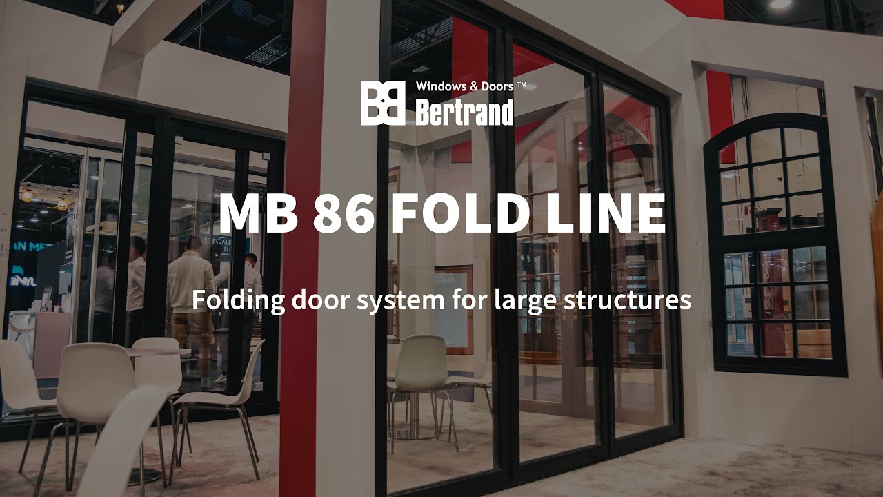 MB86 Fold Line - Folding Door System for Large Structures - YouTube