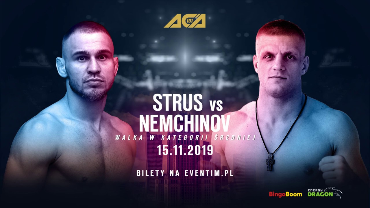 PIOTR STRUS IDZIE PO ZWYCIĘSTWO! ACA 101 - YouTube