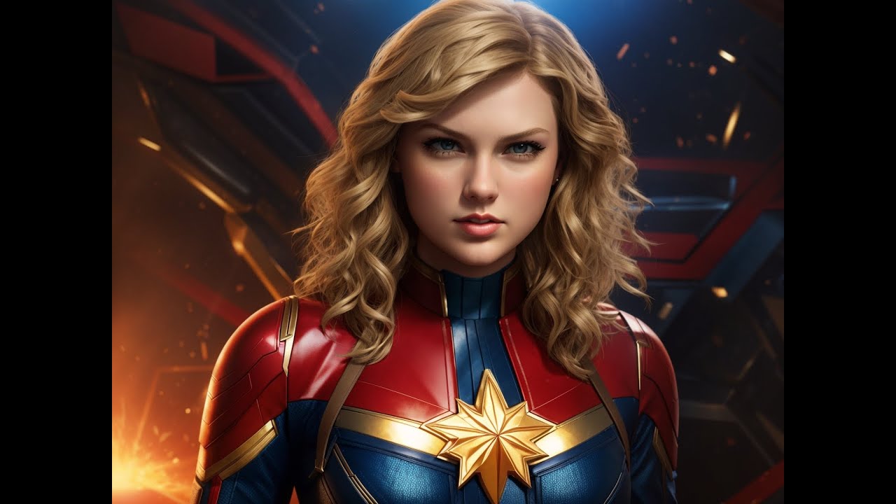 Taylor Swift as Captain Marvel: A Cosmic Fan Casting | Image Slideshow ...