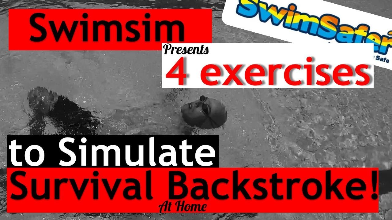 4 Exercises to Simulate Survival Backstroke at Home! - YouTube