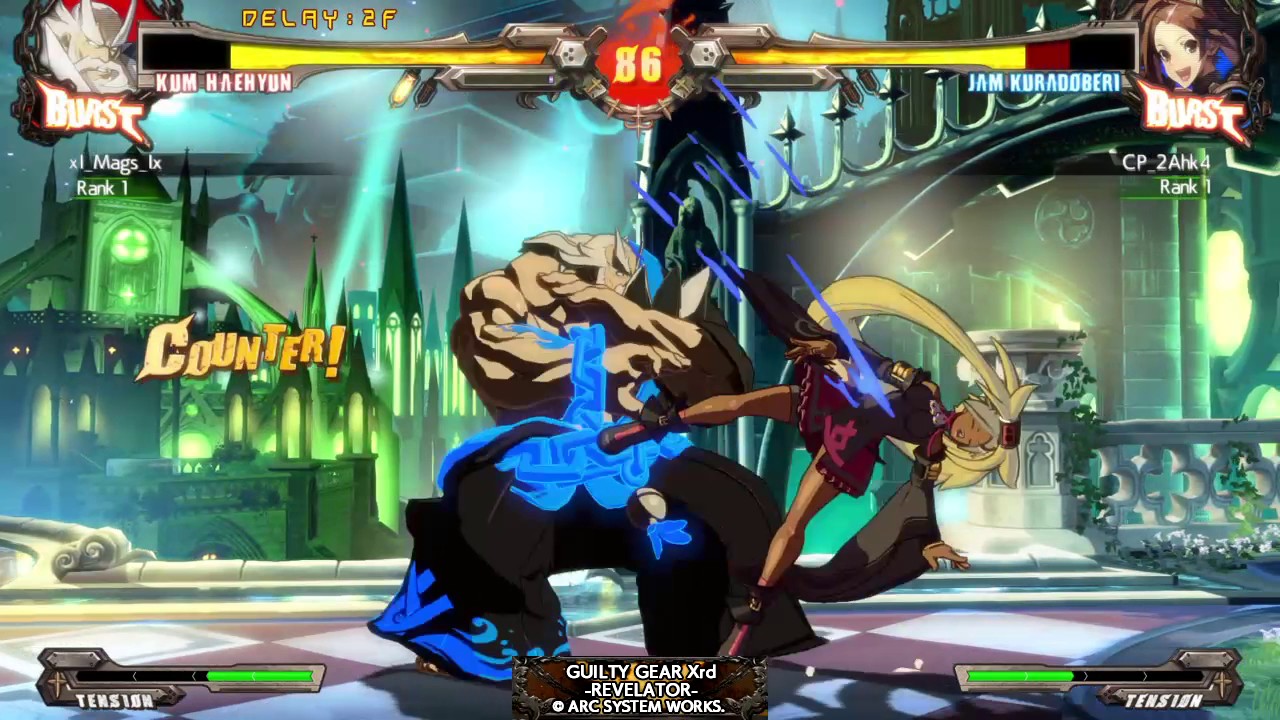 Guilty Gear Rev 2 Kum vs Jam - YouTube