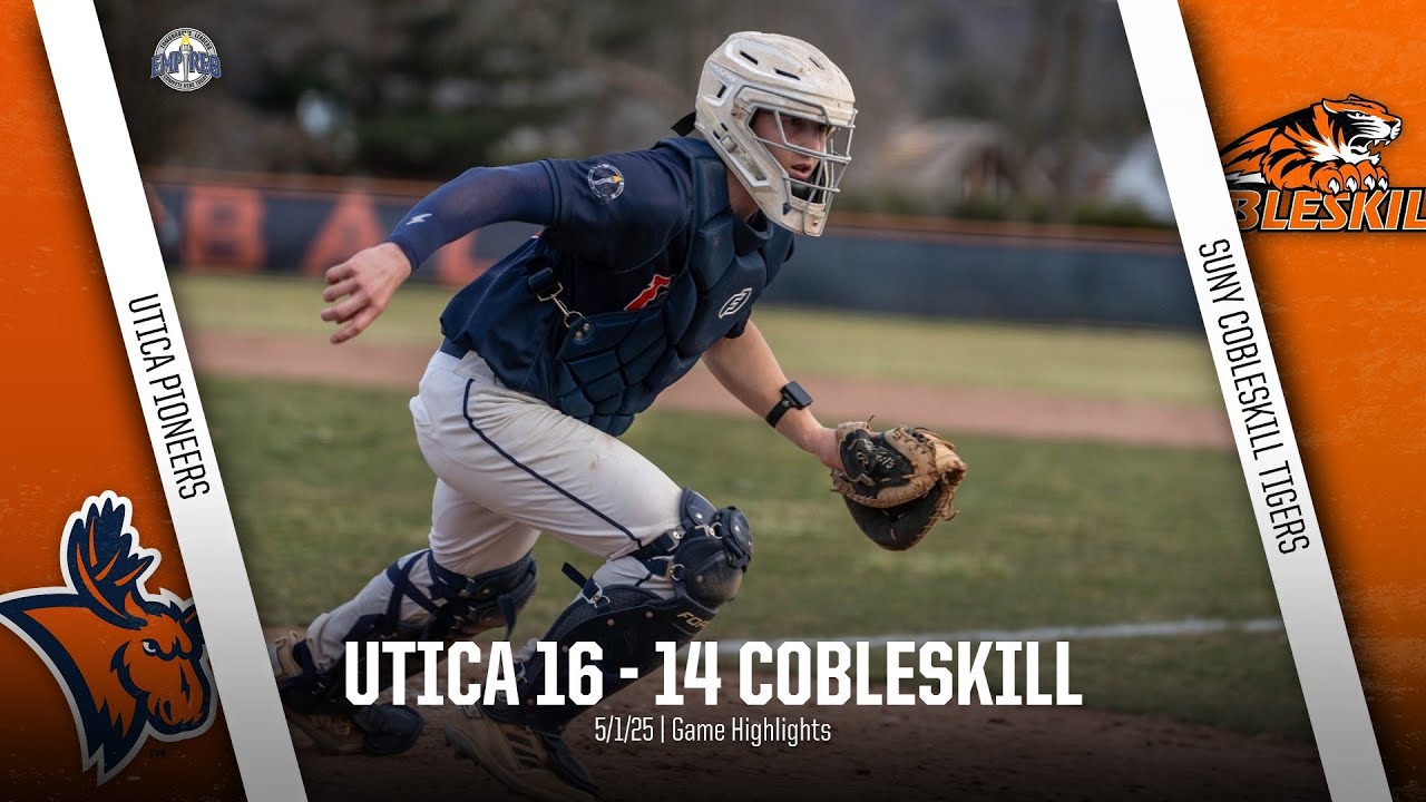 Utica vs SUNY Cobleskill | Baseball Highlights - 5/1/25 - YouTube