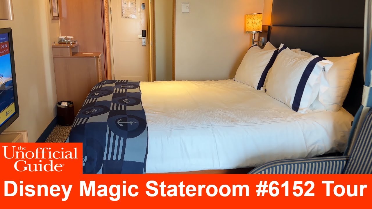 Disney Magic Stateroom Tour Category 6A – Deluxe Oceanview Stateroom ...
