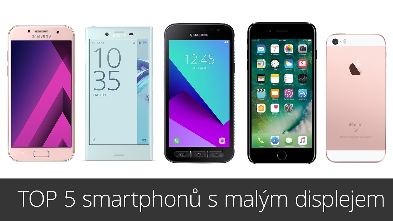 TOP 5 smartphonů s malým displejem - YouTube