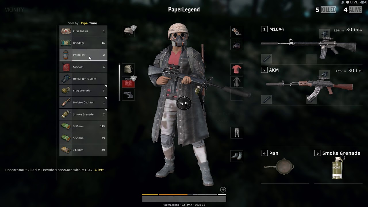 PubG - Paper solo win 6 kills - YouTube