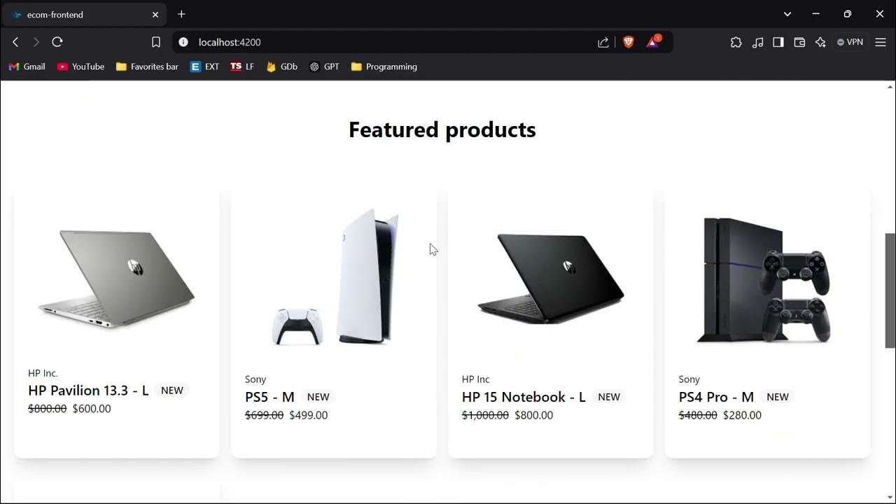 Full Stack ECommerce Website Project - YouTube