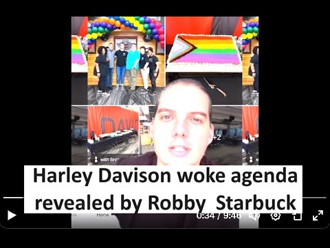 Harley Davidson woke policy backlash, report by Robby Starbuck - YouTube