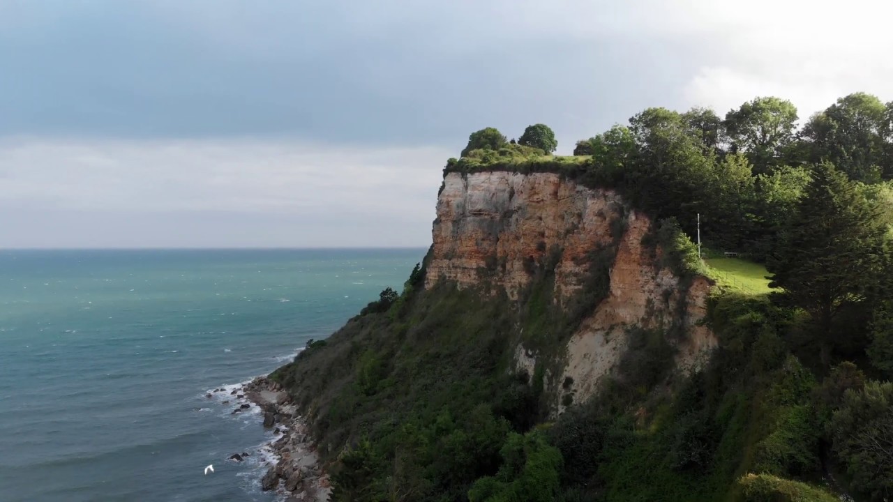Family walk around the cliffs between Seaton and Beer - YouTube