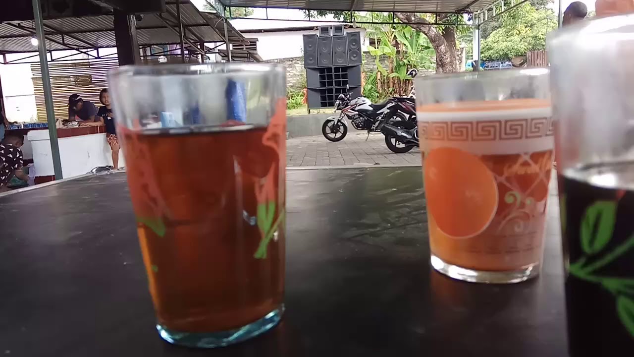 Cek sound , gelas getar menari - YouTube