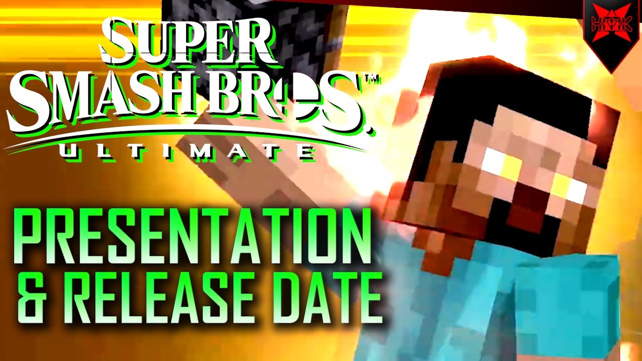 Minecraft Steve Smash Ultimate Presentation & Release Date INCOMING ...