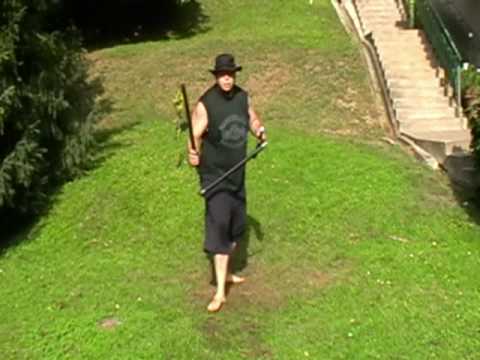 Sanjiegun / Sansetsukon / Three section staff : Basic control ...
