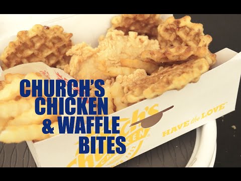 Church's Chicken & Waffle Bites Review - YouTube