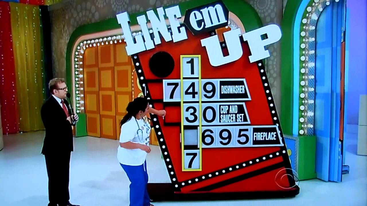 The Price is Right - Line Em Up - 12/6/2011 - YouTube