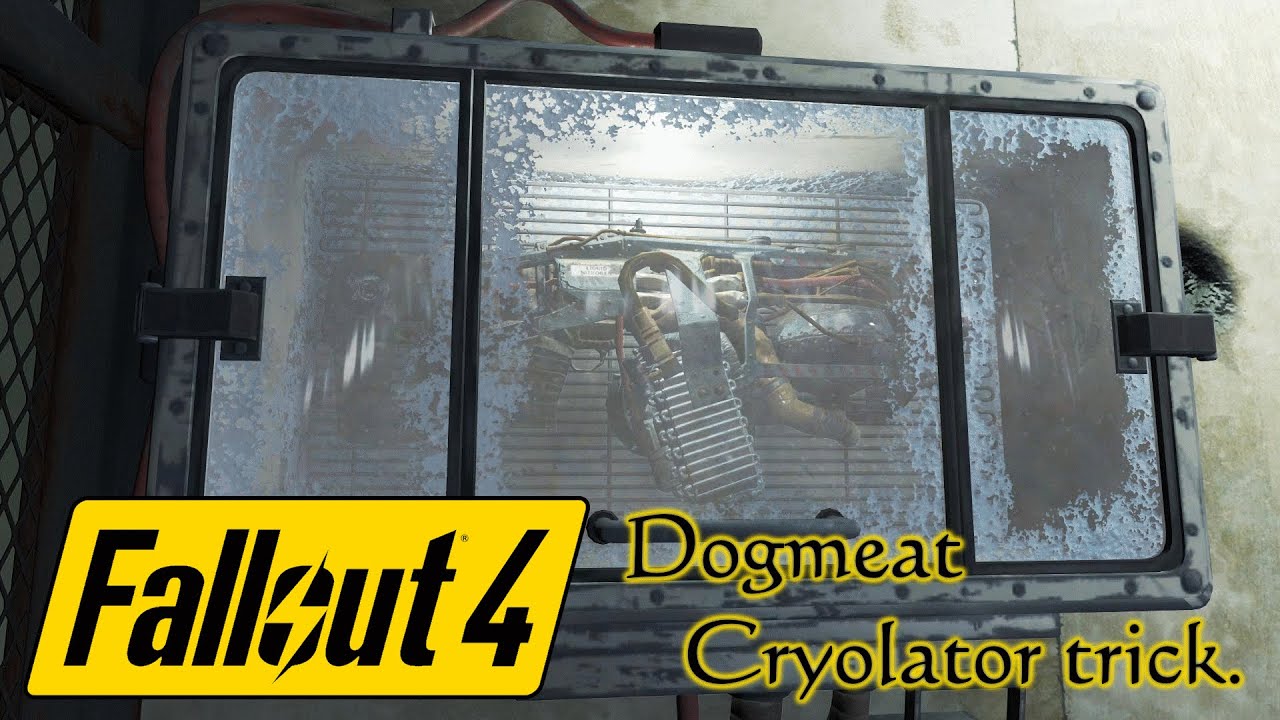 How to unlock the Cryolator | Fallout 4 | Dogmeat Cryolator trick - YouTube
