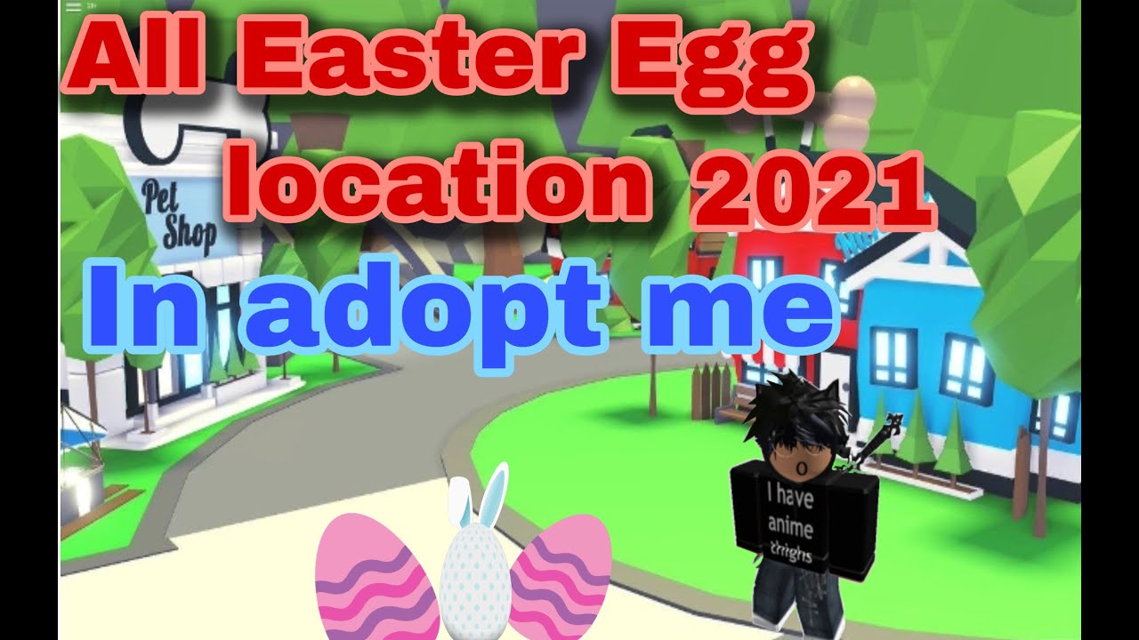Showing all secret location of new easter update egg 2021 in Roblox ...