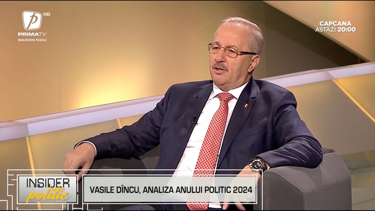 Insider Politic cu Sebastian Zachmann - 20 ianuarie. Invitat: Vasile ...